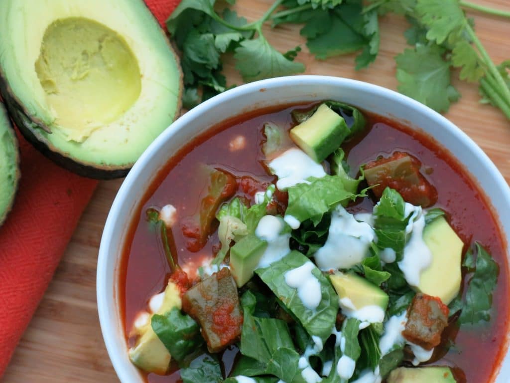 Nopal Cactus Soup - Center for Nutrition Studies